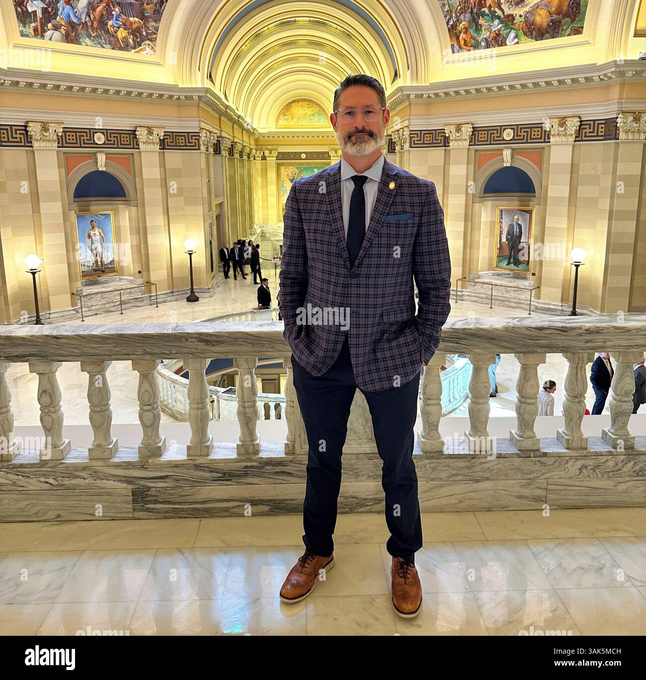 Republican State Sen. Dusty Deevers poses for a photo Wednesday, April ...