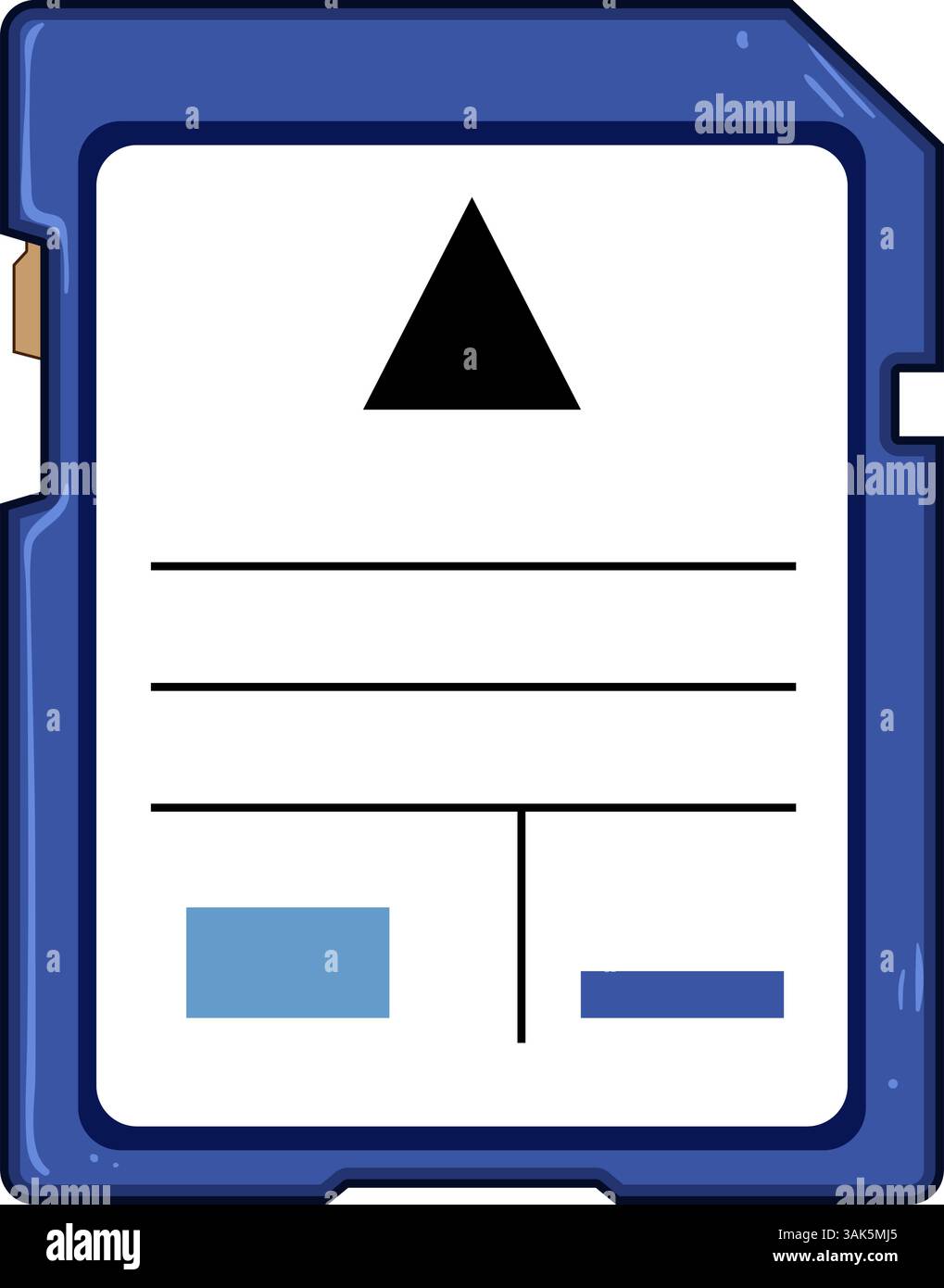 format sd card cartoon vector illustration Stock Vector Image & Art - Alamy