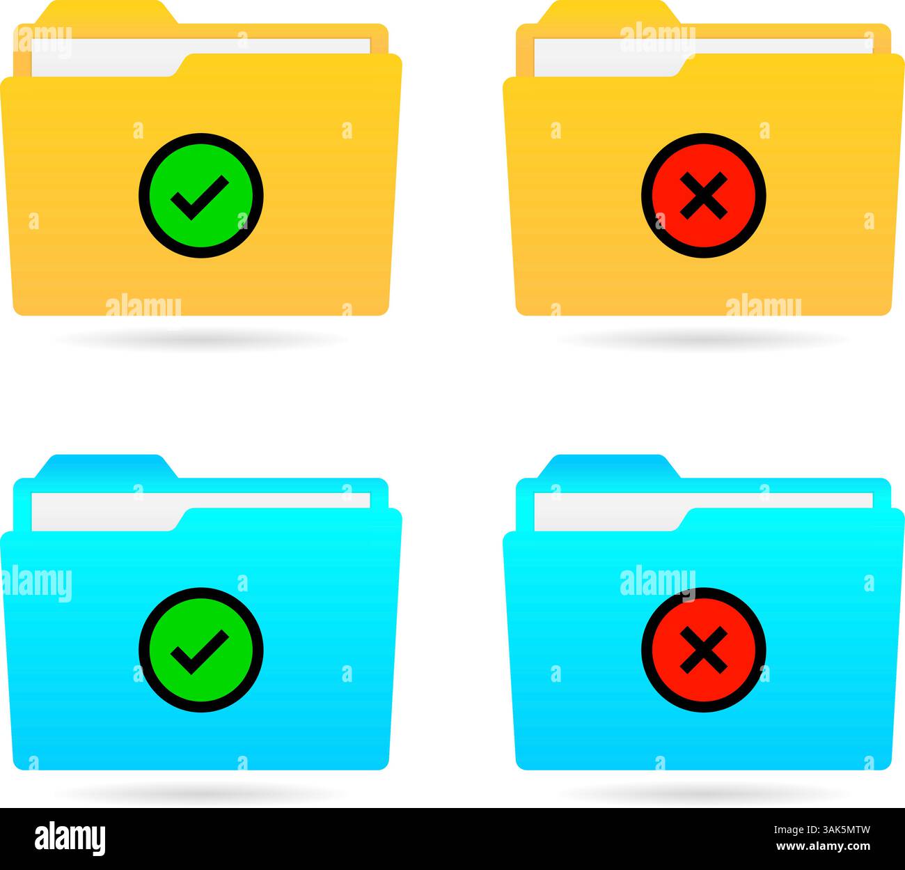 Operating system folder icon in white background Stock Vector Image ...