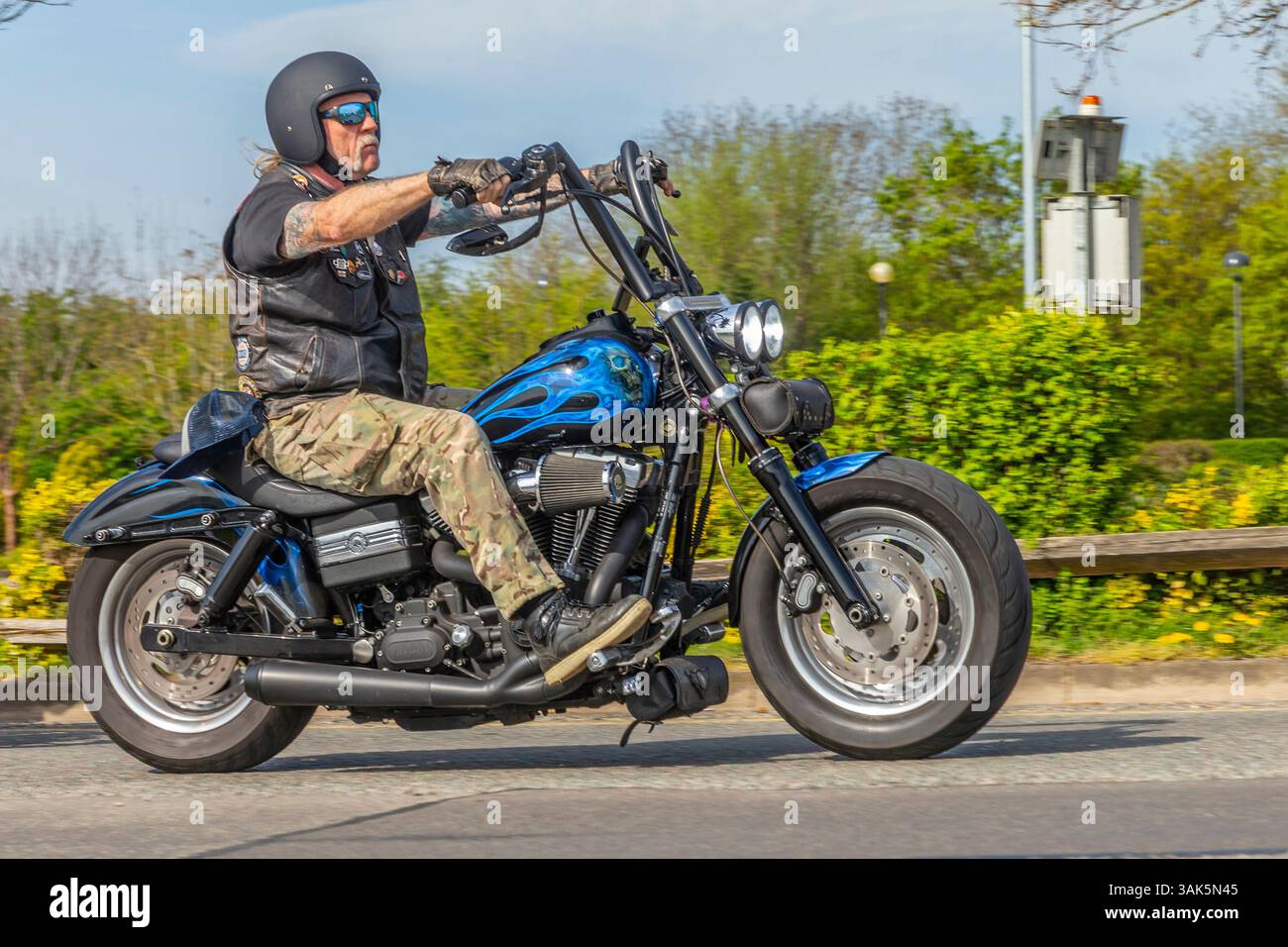 Northampton, UK. 12 April 2025. Northants V Twin charity bike ride for Cynthia Spencer Hospice ...