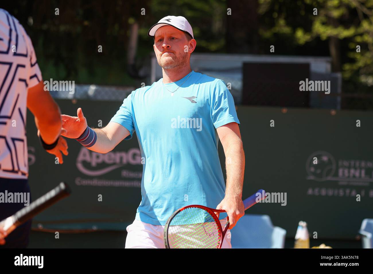 Monza, Italy. 12th Apr, 2025. Luke Johnson and Sander Arends during ...