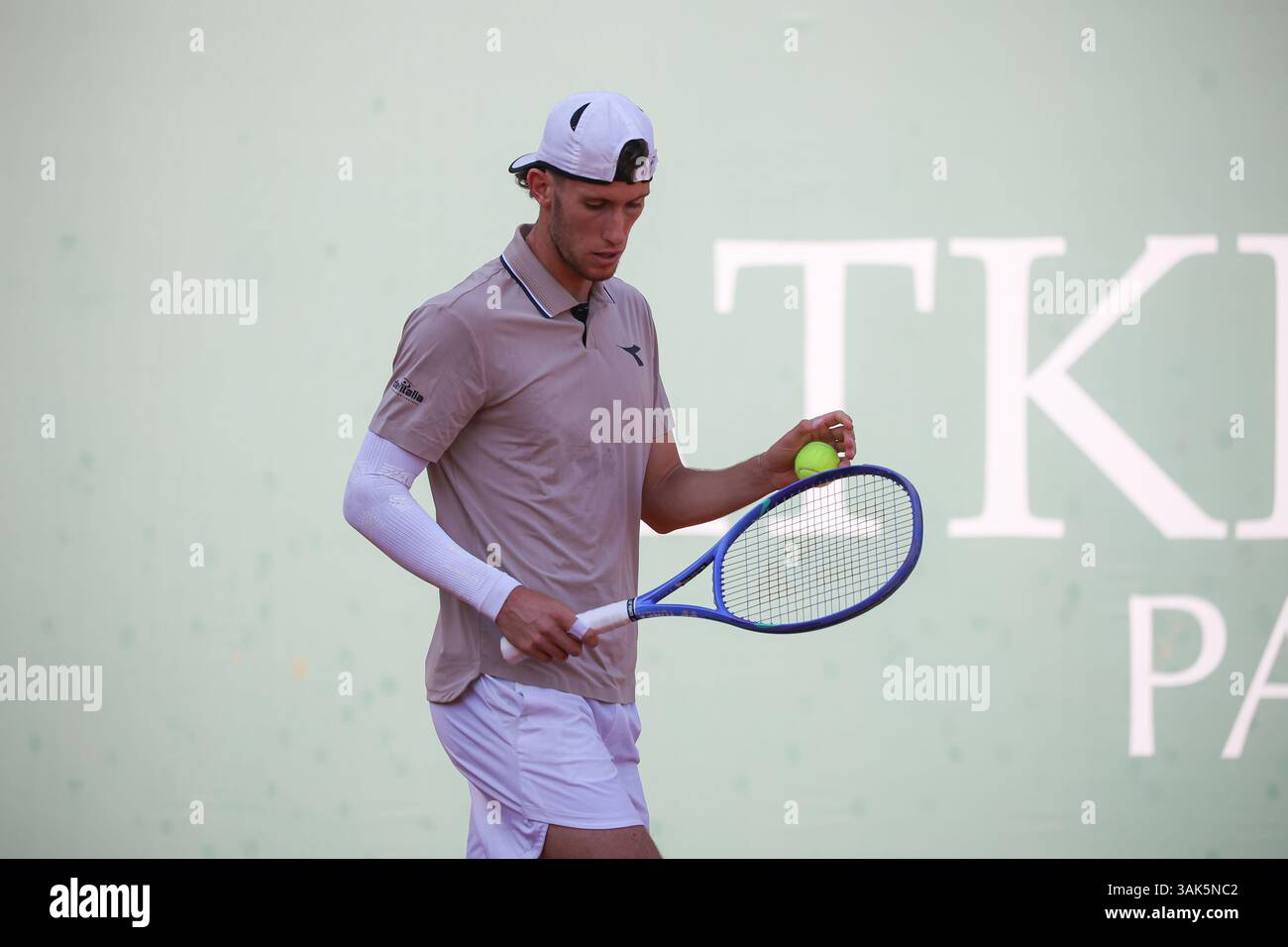 Monza, Italy. 12th Apr, 2025. Francesco Maestrelli and Dalibor Svr?ina ...