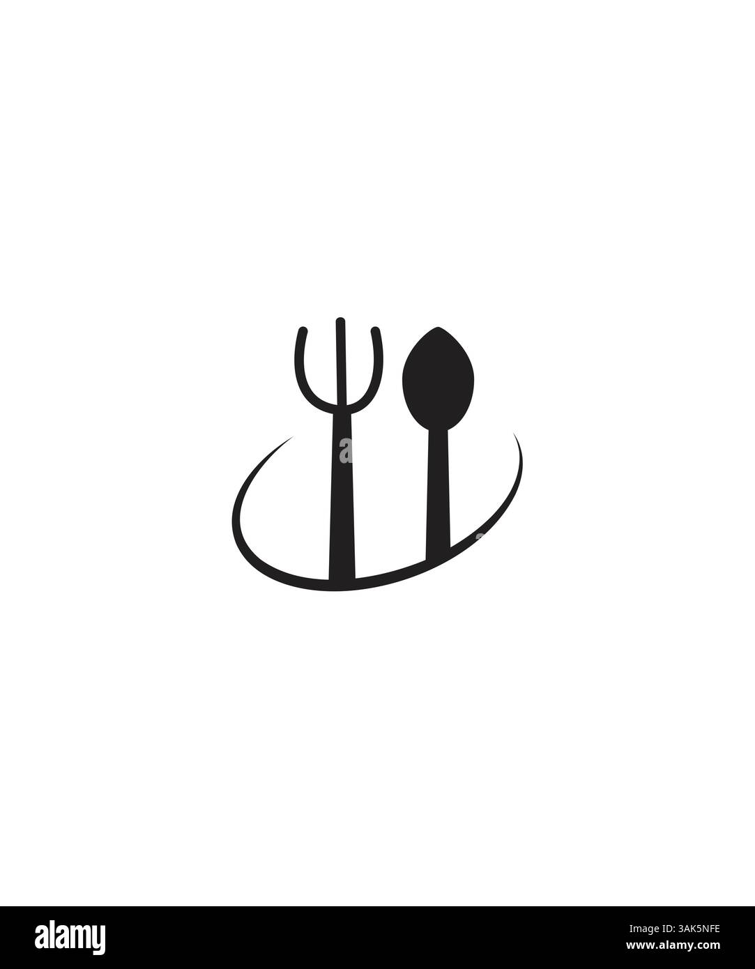 Cutlery line icon concept Stock Vector Images - Alamy