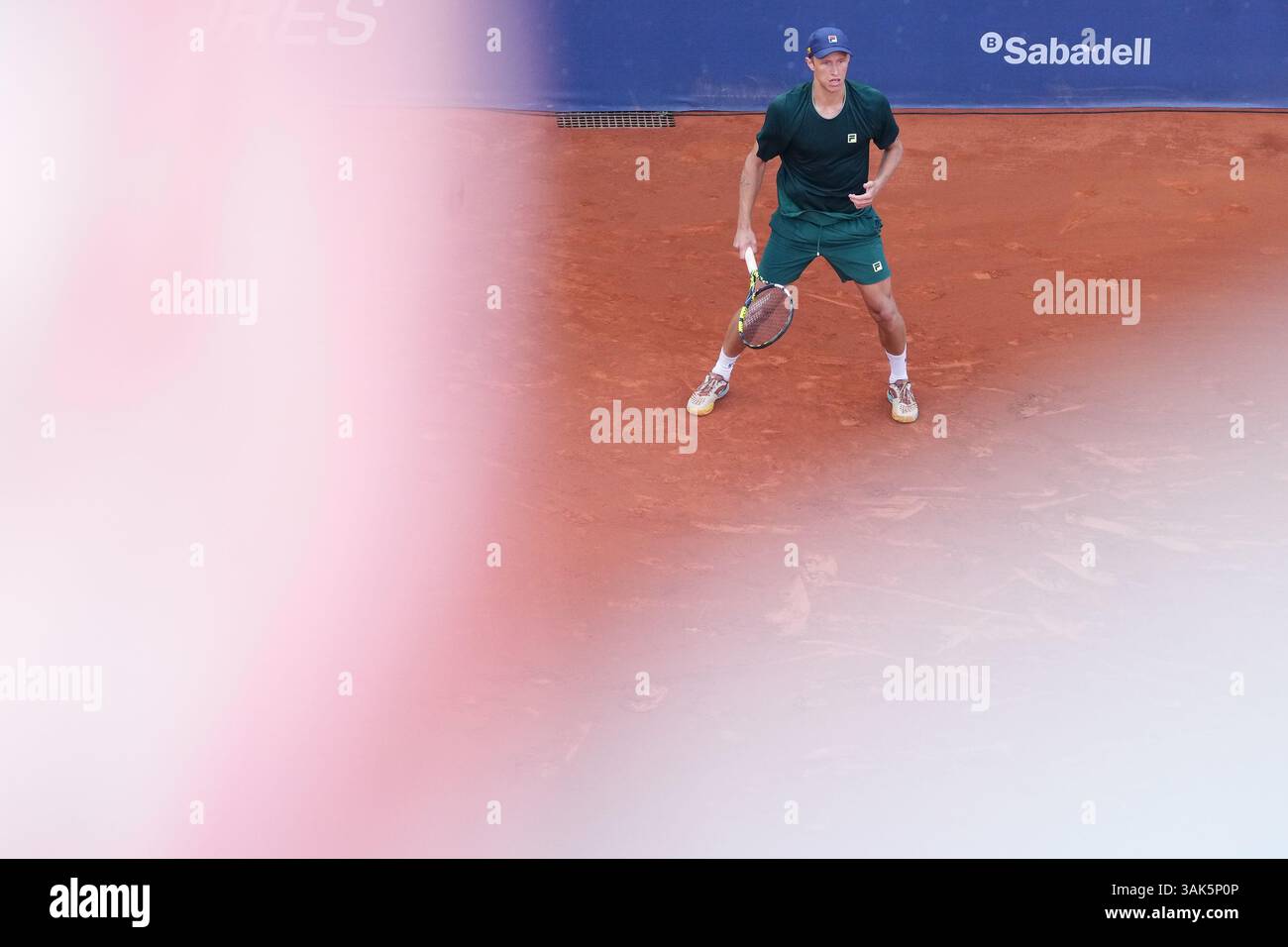 Barcelona, Spain. 12th Apr, 2025. Leo Borg of Sweden, Bjorn Borg's son ...
