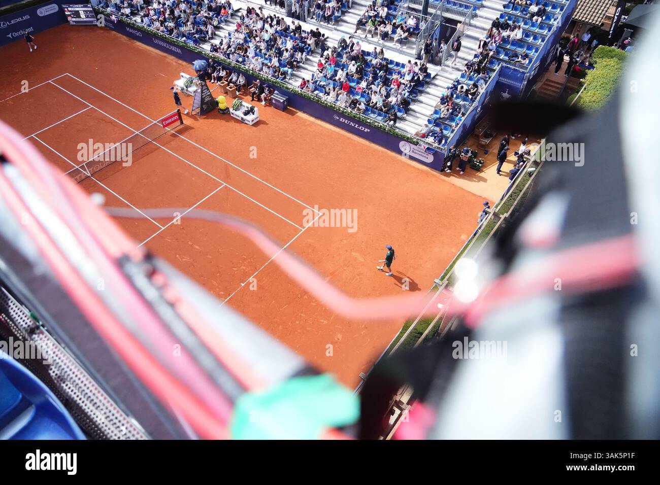 Barcelona, Spain. 12th Apr, 2025. Leo Borg of Sweden, Bjorn Borg's son ...