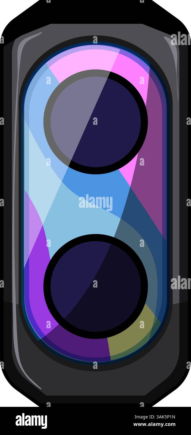 frequency speaker music cartoon vector illustration Stock Vector Image ...