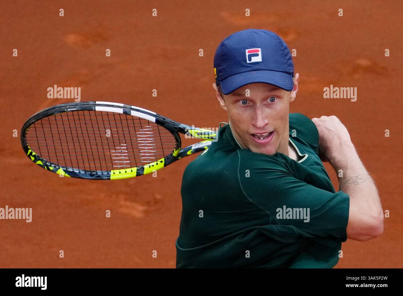 Barcelona, Spain. 12th Apr, 2025. Leo Borg of Sweden, Bjorn Borg's son ...