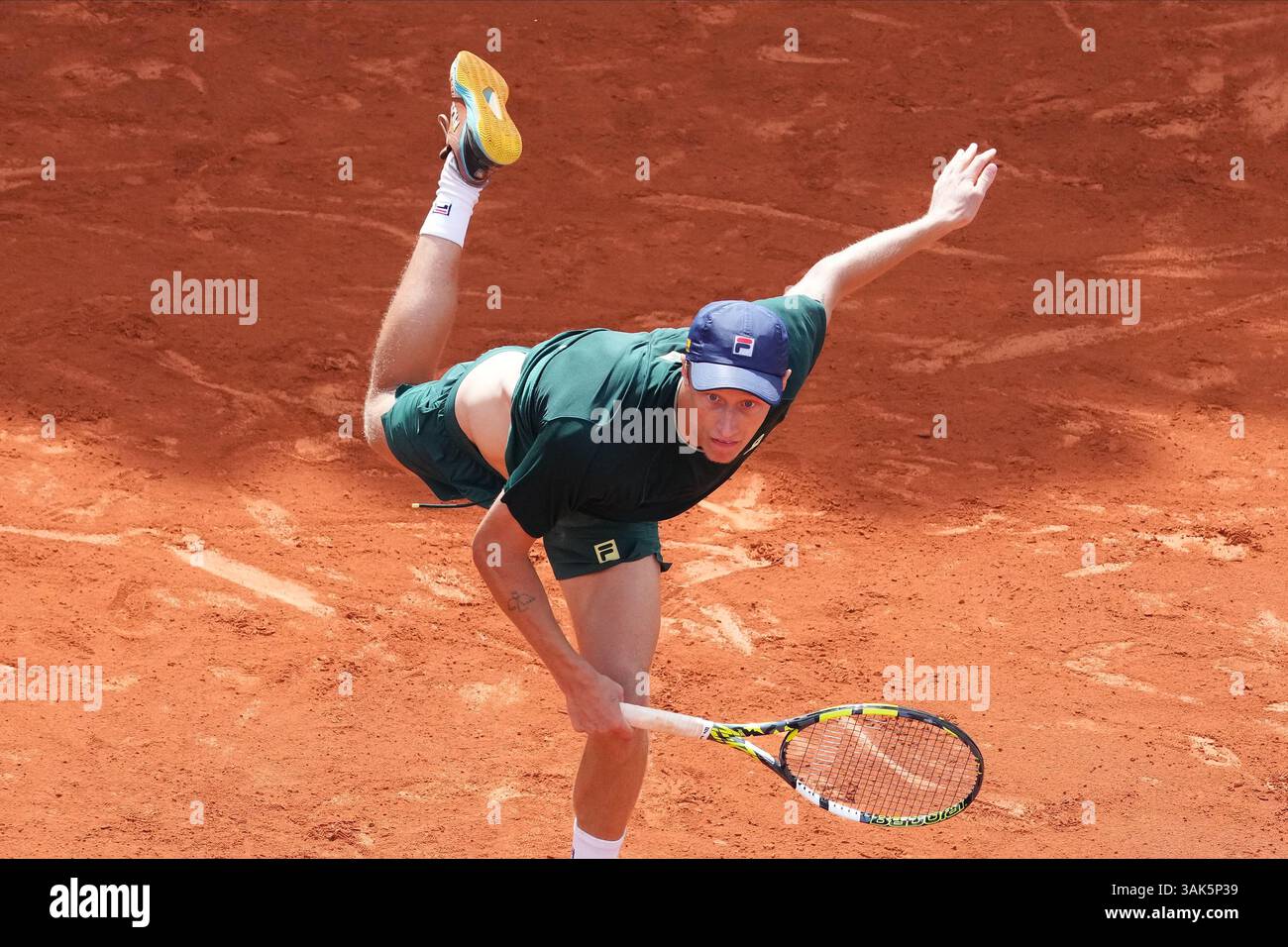 Barcelona, Spain. 12th Apr, 2025. Leo Borg of Sweden, Bjorn Borg's son ...