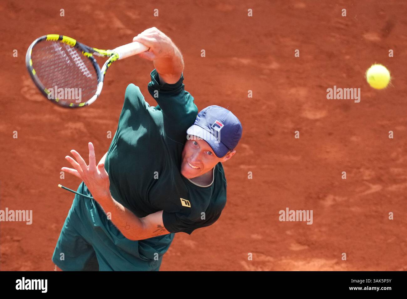 Barcelona, Spain. 12th Apr, 2025. Leo Borg of Sweden, Bjorn Borg's son ...