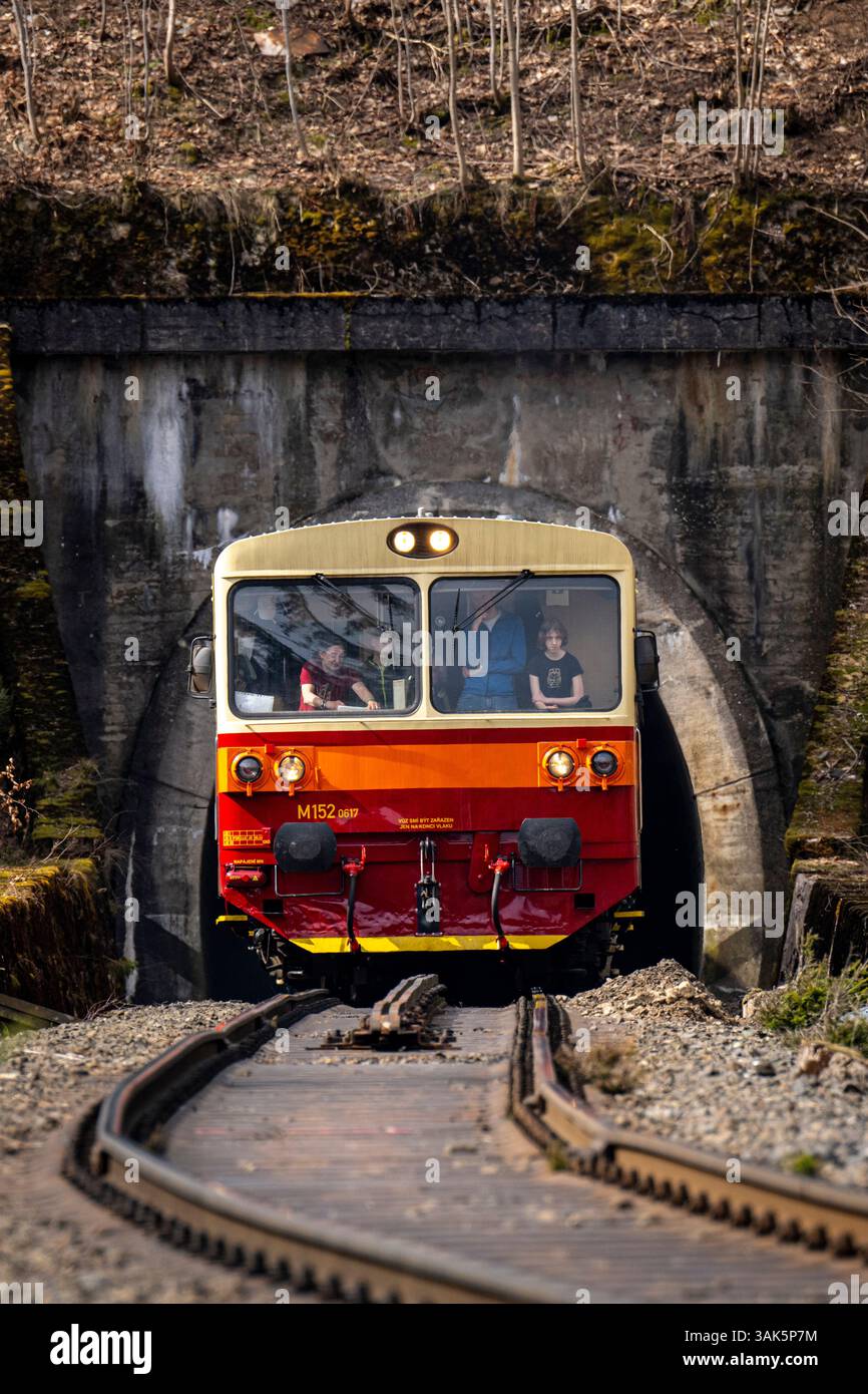 The last ride of the historical train on cog railway before the big ...