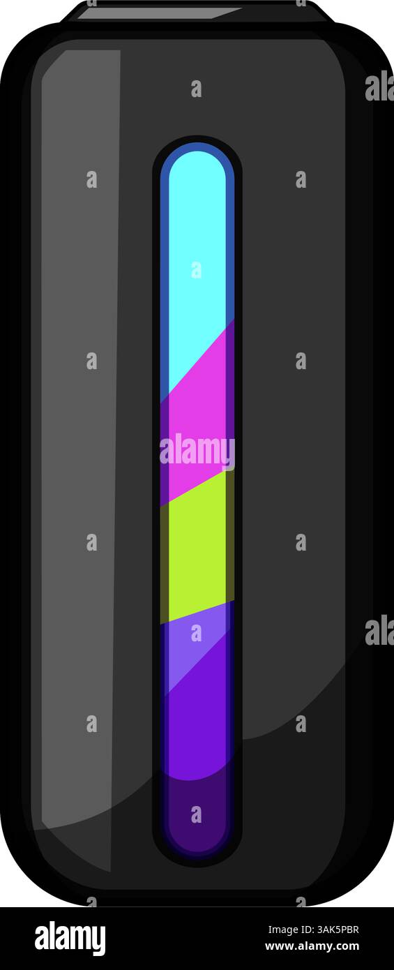 vibration speaker music cartoon vector illustration Stock Vector Image ...