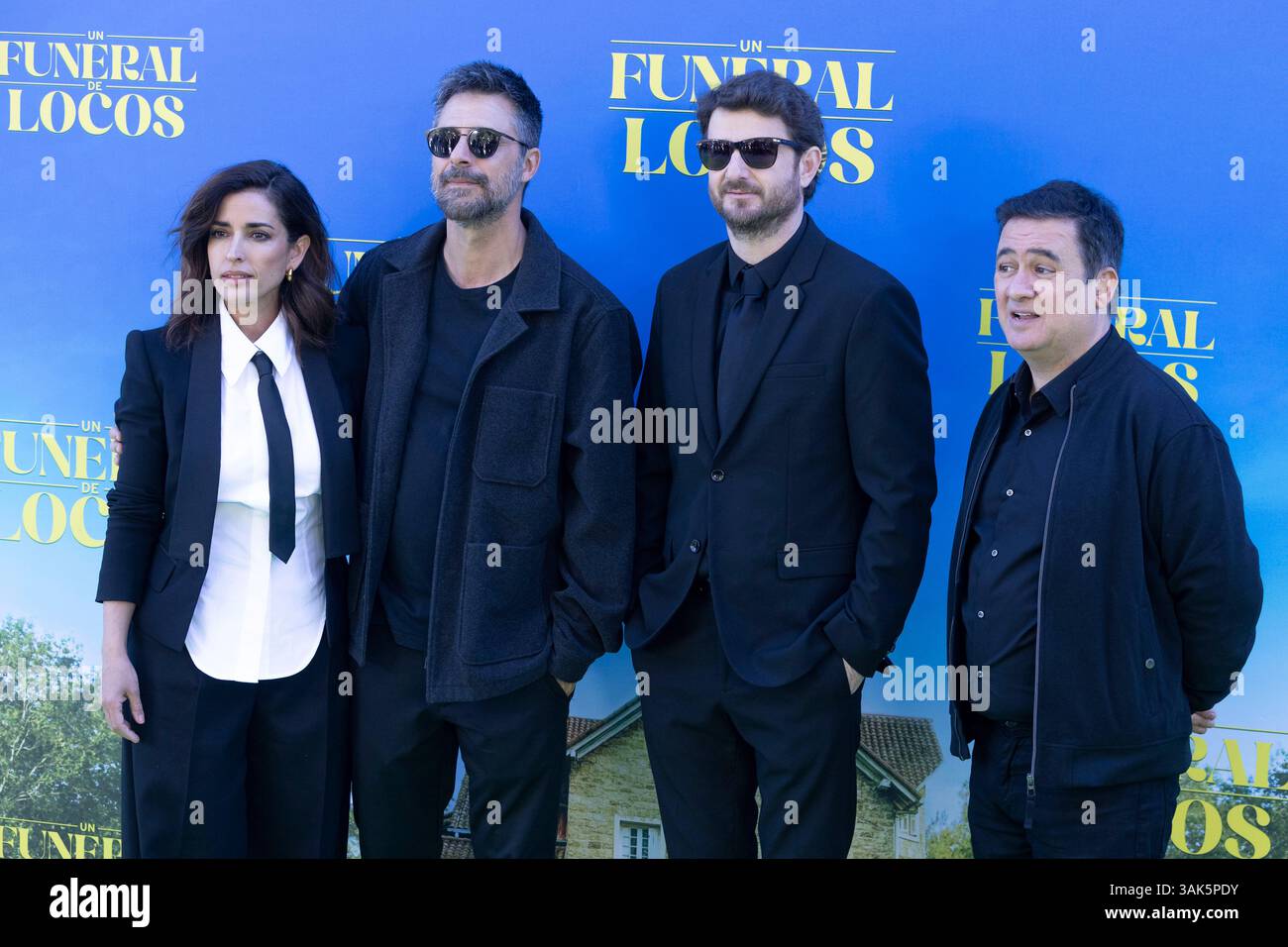 Madrid, Spain. 08th Apr, 2025. Inma Cuesta, Hugo Silva, Gorka Otxoa and ...