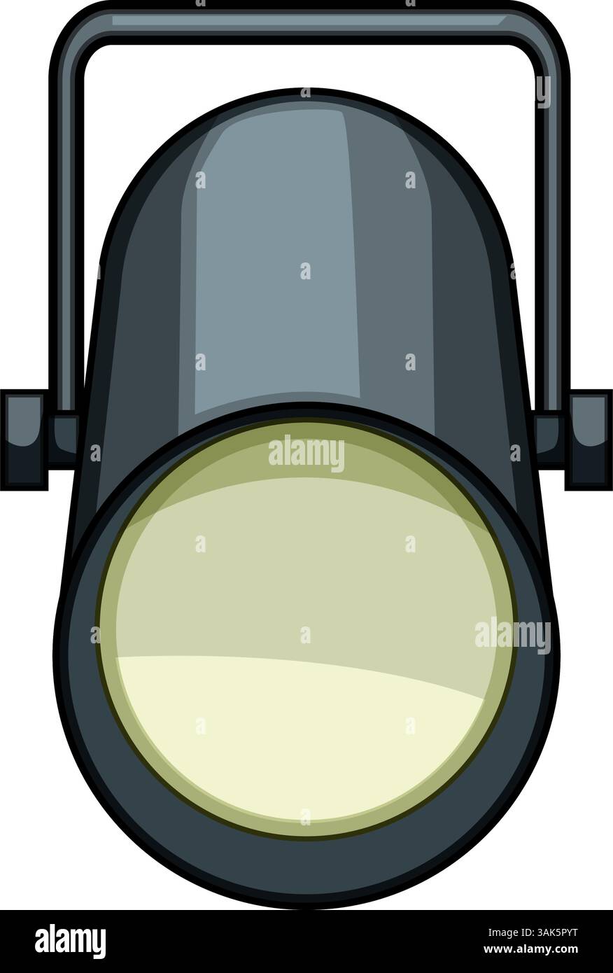 performance spotlight stage cartoon vector illustration Stock Vector ...