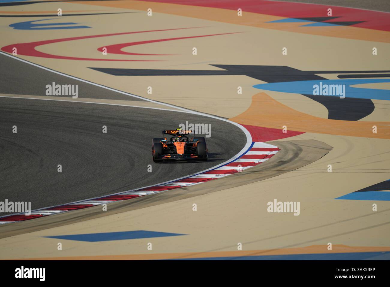 McLaren driver Lando Norris of Britain in action during the thrid free ...