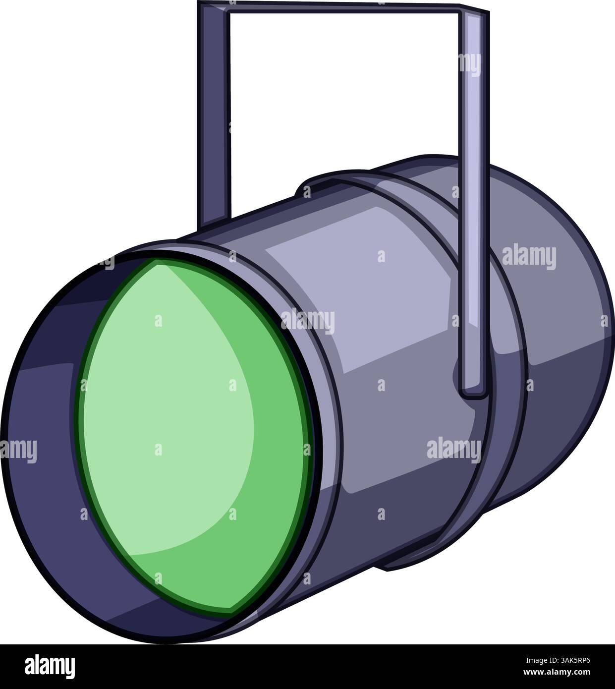 show spotlight stage cartoon vector illustration Stock Vector Image ...