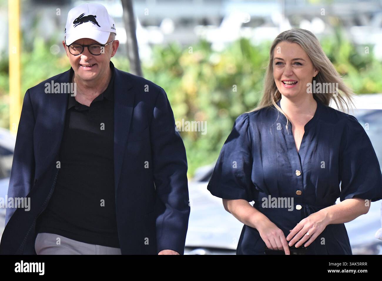 Perth, Australia. 12th Apr, 2025. Australian Prime Minister Anthony ...