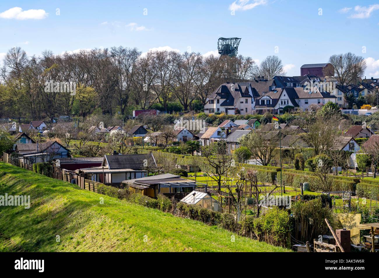 Kleingartenverein Carolinenglück e.V.in Bochum, Lauben und Grundstücke ...