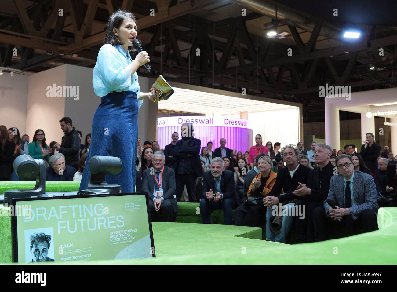 Milano, Italia. 12th Apr, 2025. Talk of Paolo Sorrentino, with Maria ...