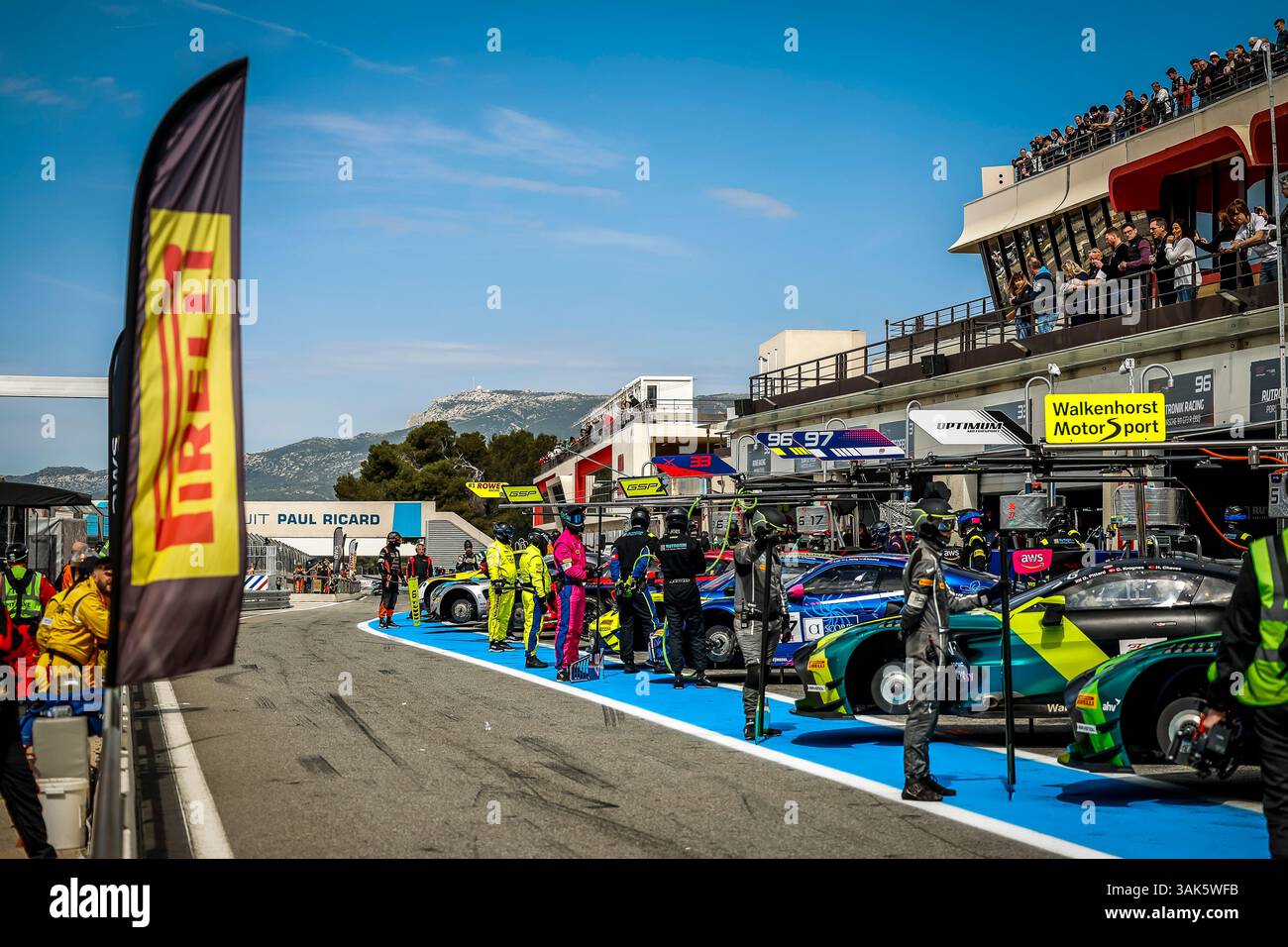stand, pitlane during the 6 Hours of Paul Ricard 2025, 1st round of the ...