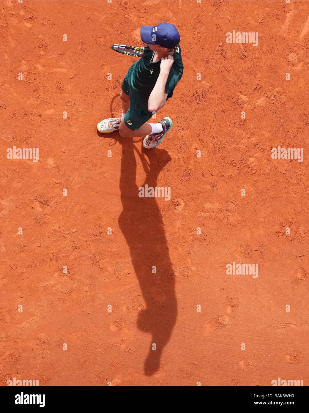 Barcelona, Spain. 12th Apr, 2025. Leo Borg of Sweden, Bjorn Borg's son ...