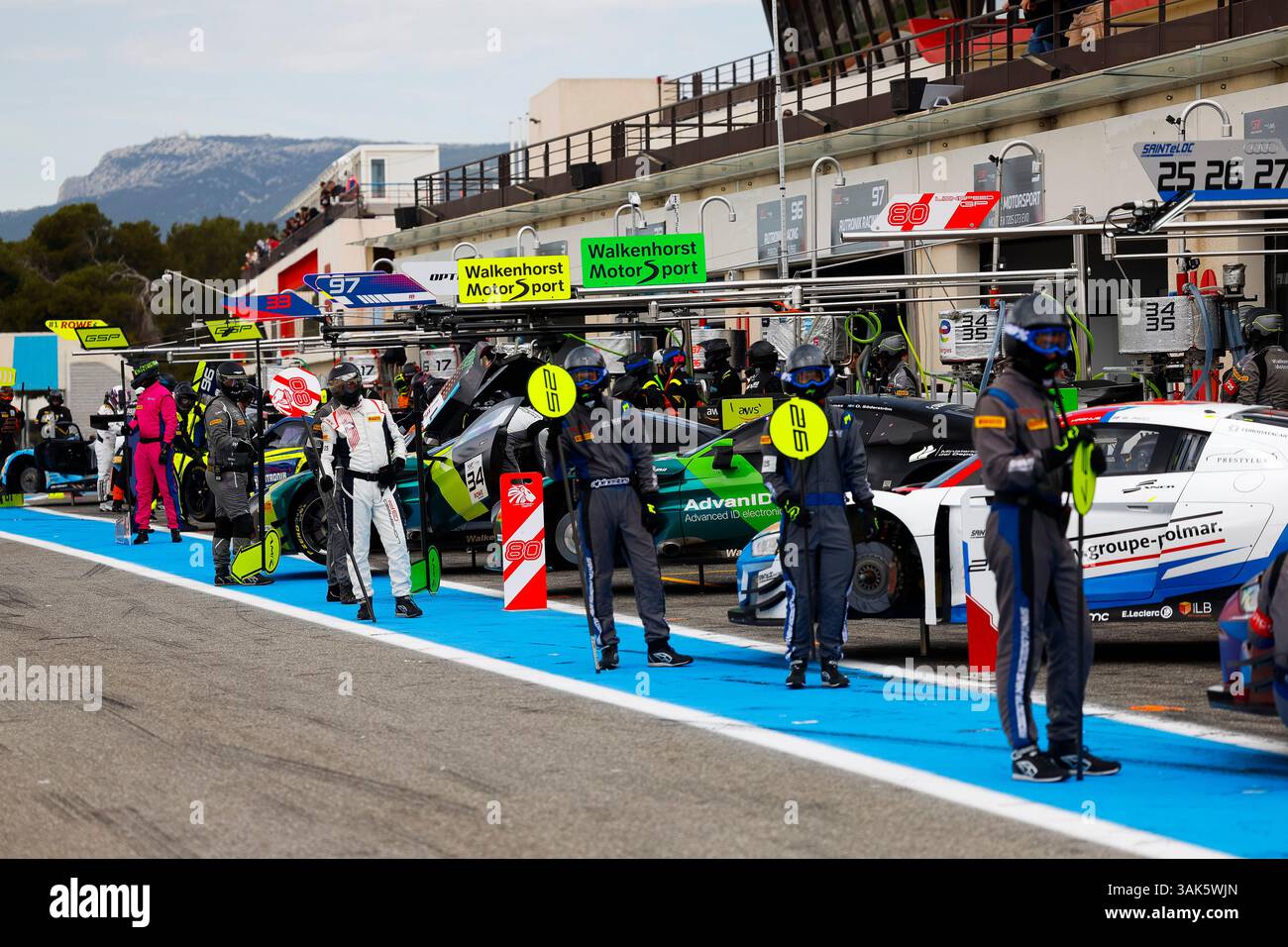 stand, pitlane during the 6 Hours of Paul Ricard 2025, 1st round of the ...