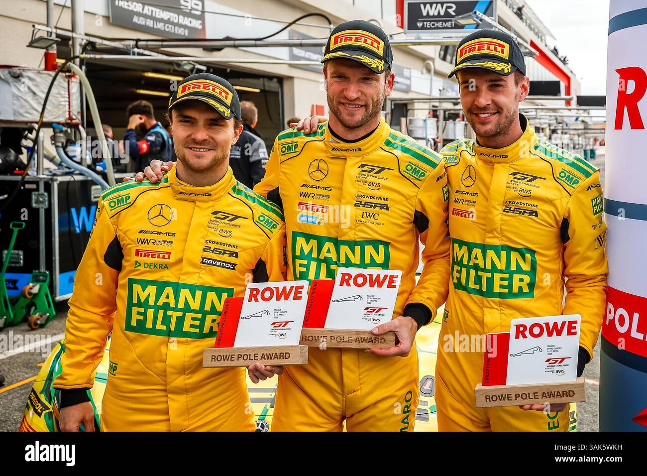 48 Lucas AUER (AUT), Maro ENGEL (GER), Matteo CAIROLI (ITA), Mercedes ...