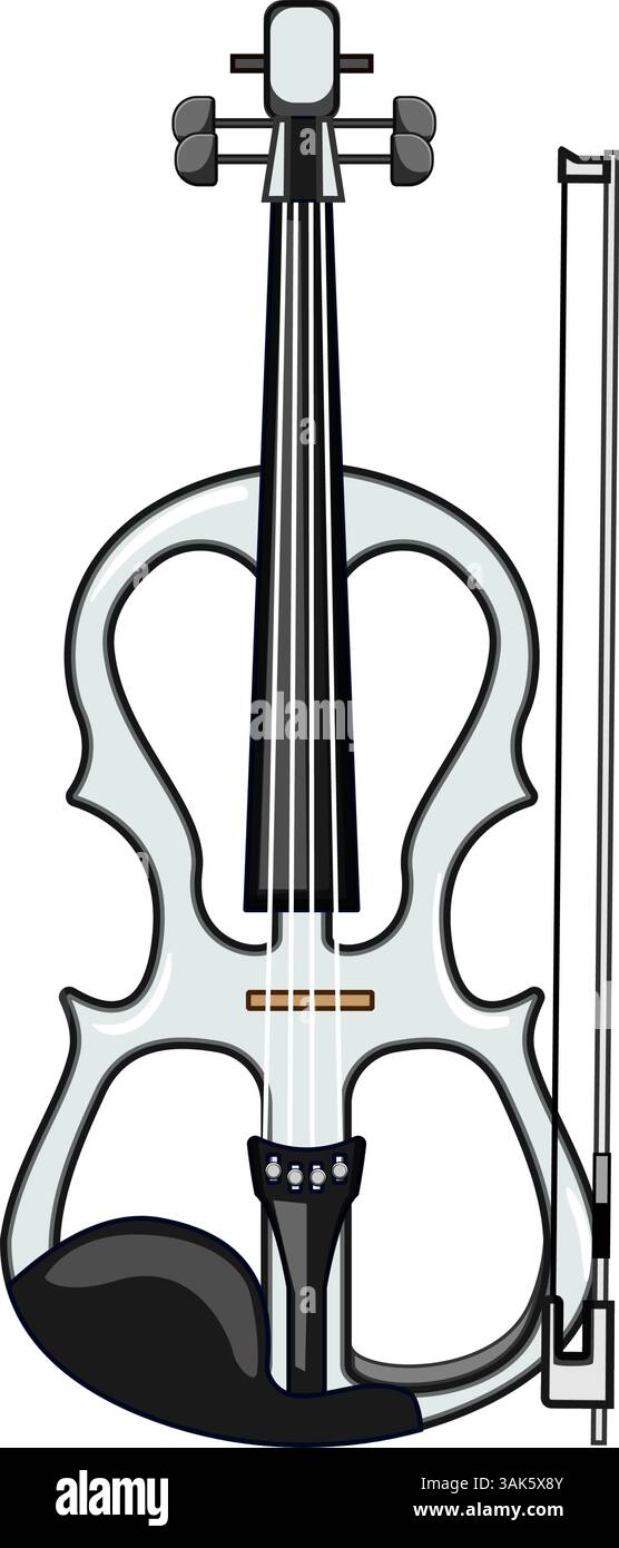 rosin violin cartoon vector illustration Stock Vector Image & Art - Alamy