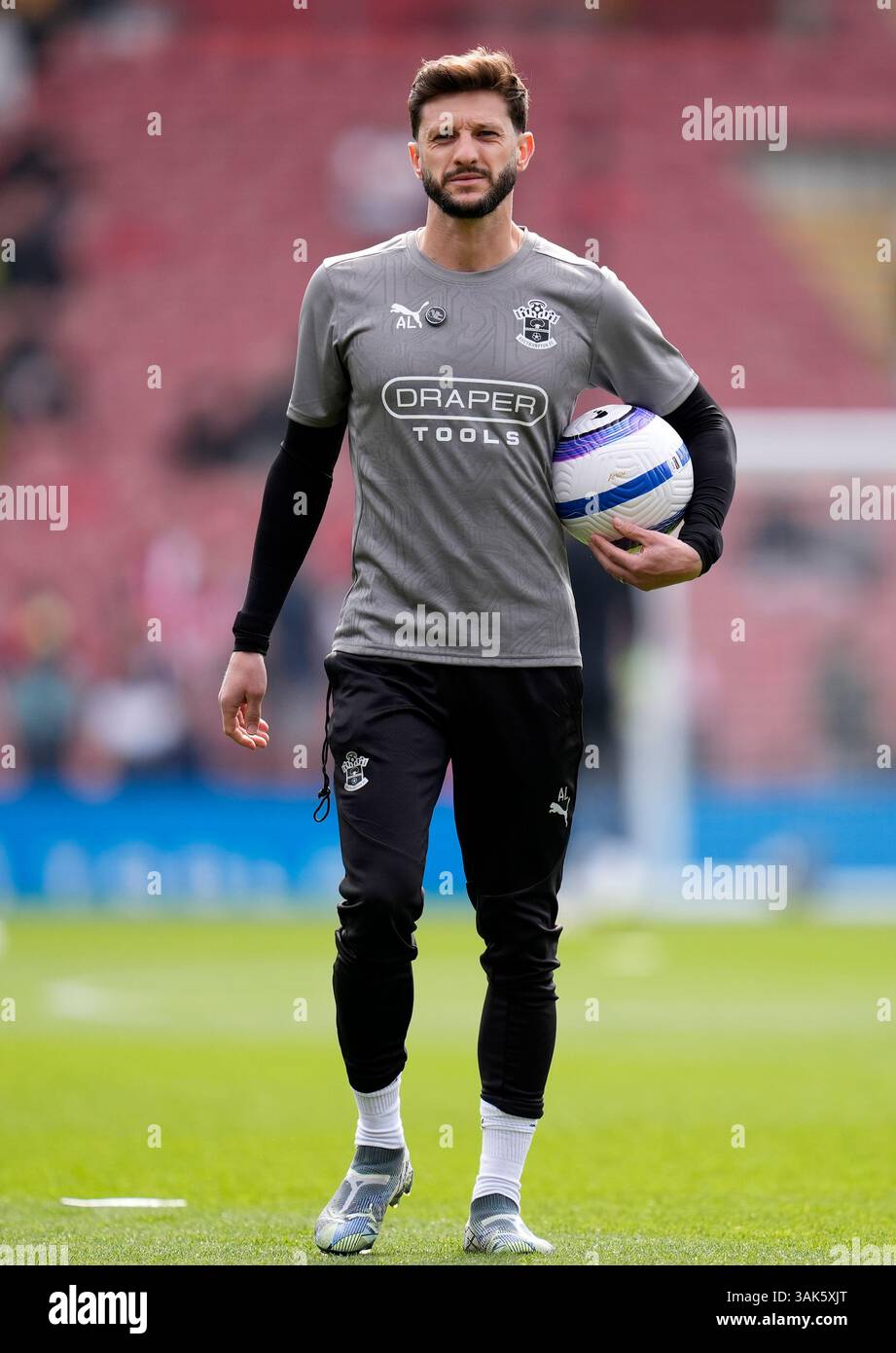Southampton interim assistant manager Adam Lallana during the Premier ...