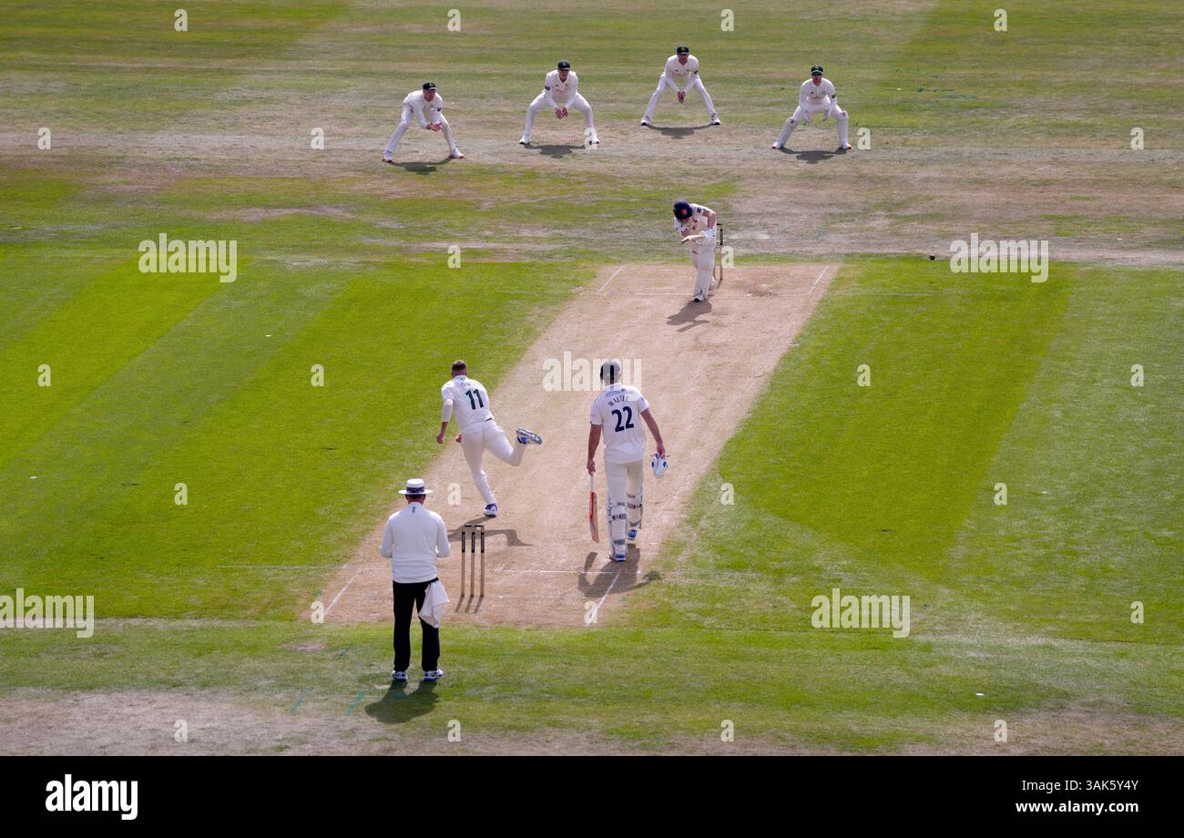 General view of play as Essex's Charlie Allison bats during day two of ...
