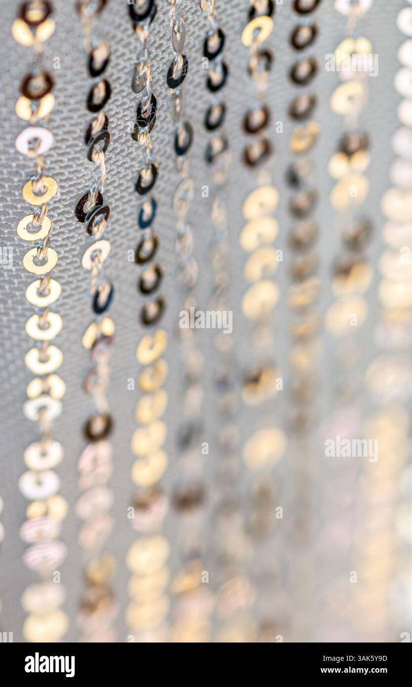 Golden sequins sparkle gold hi-res stock photography and images - Alamy