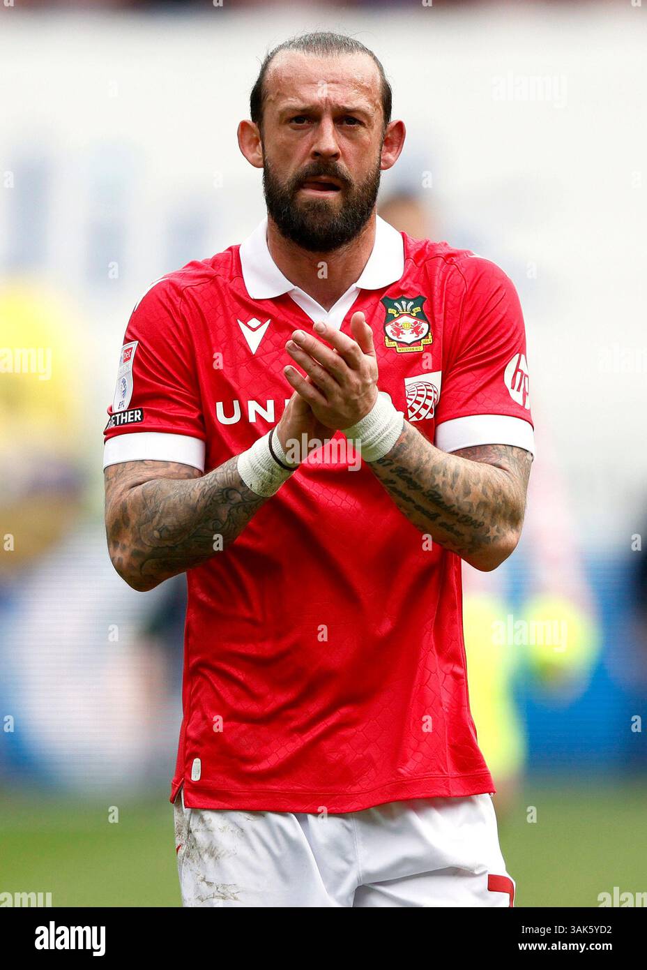Wrexham's Steven Fletcher after the Sky Bet League One match at the ...