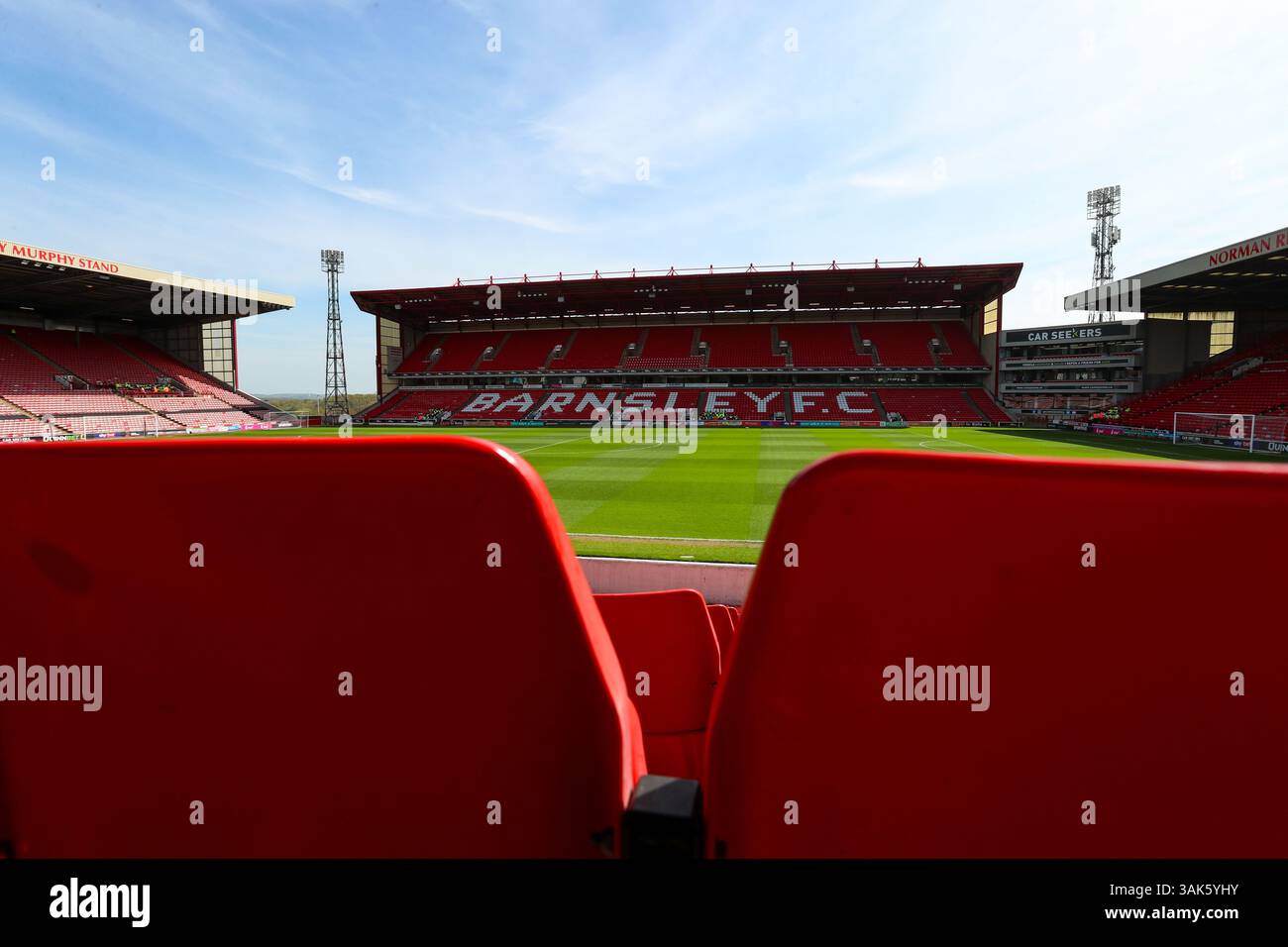 Oakwell Stadium, Barnsley, England - 12th April 2025 A general view of ...
