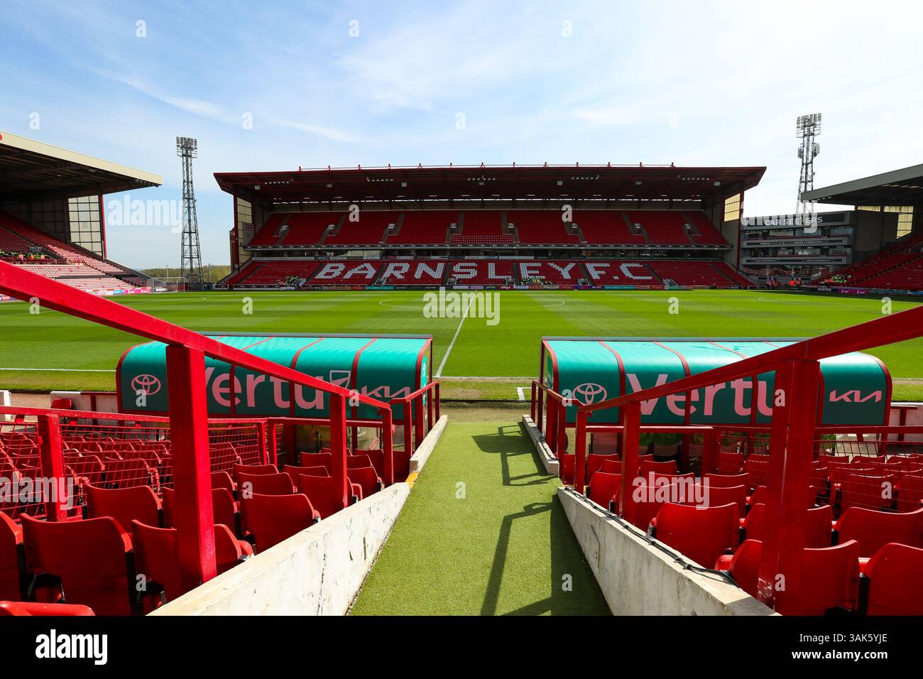 Oakwell Stadium, Barnsley, England - 12th April 2025 A general view of ...