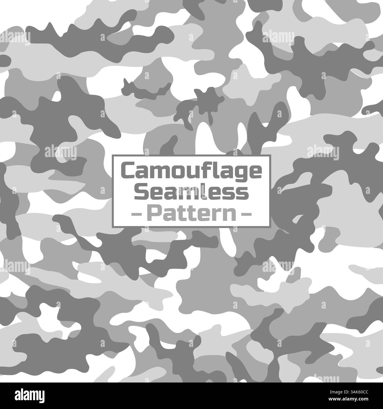 Camouflage seamless pattern vector modern abstract military texture ...
