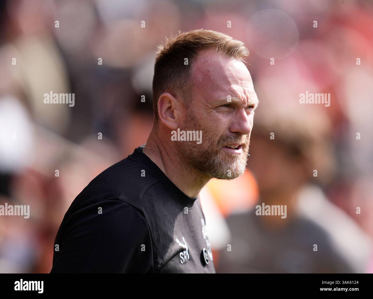 Southampton interim manager Simon Rusk during the Premier League match ...