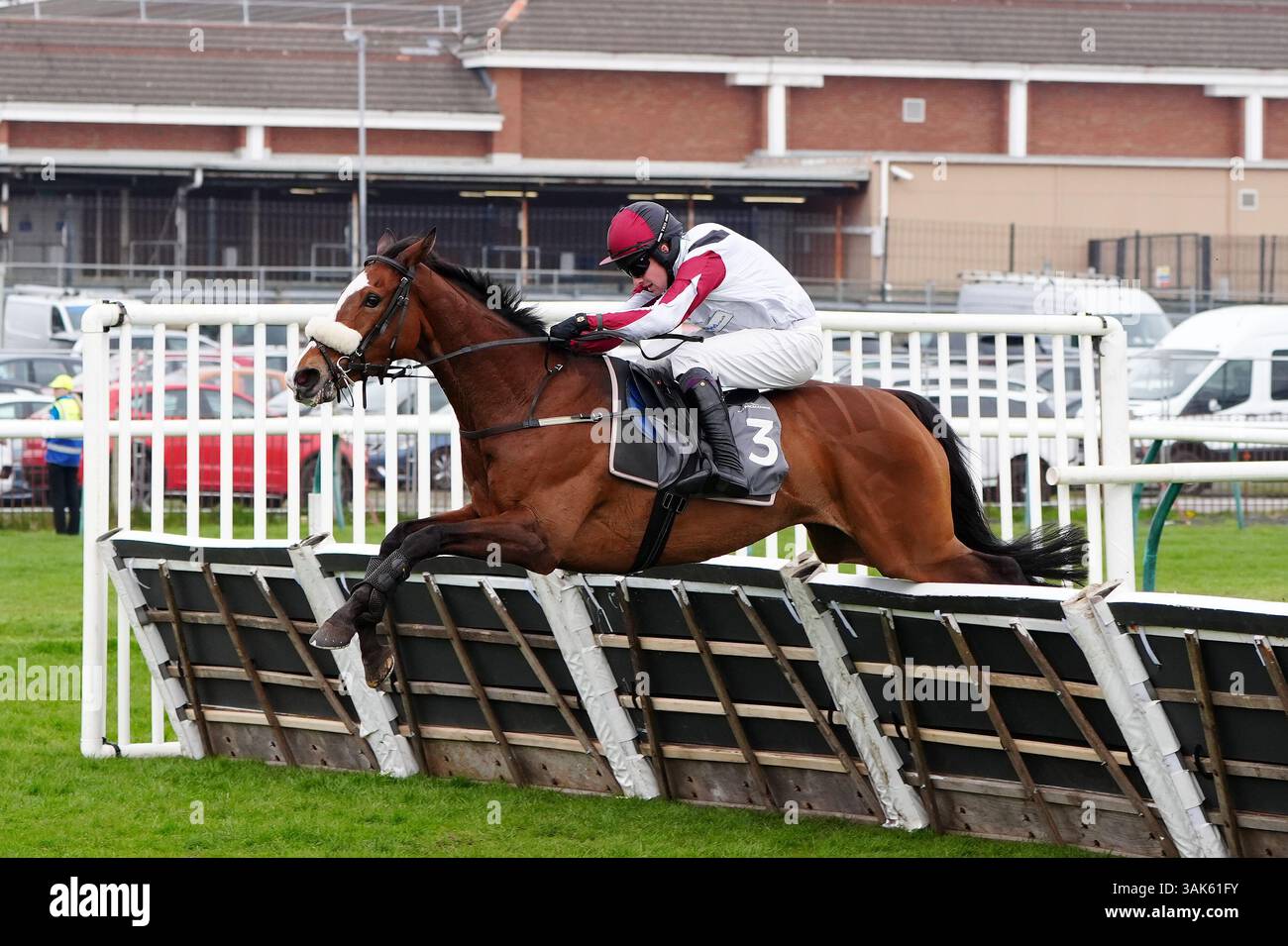 The Lord Maid ridden by Stan Sheppard on their way to winning the UK ...