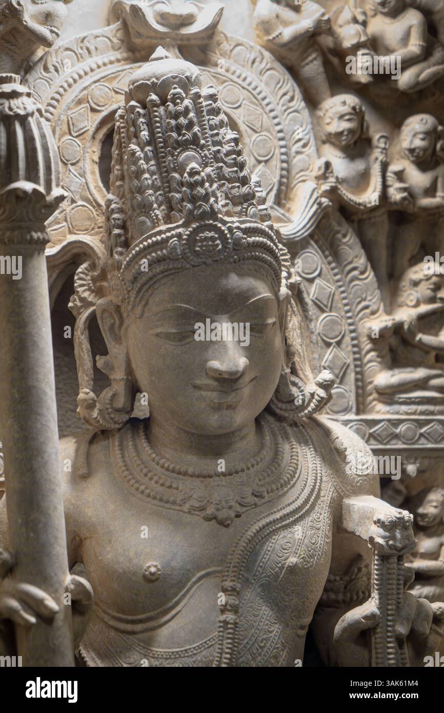 Kuvera. Bhubaneswar, 14th century AD Stock Photo - Alamy