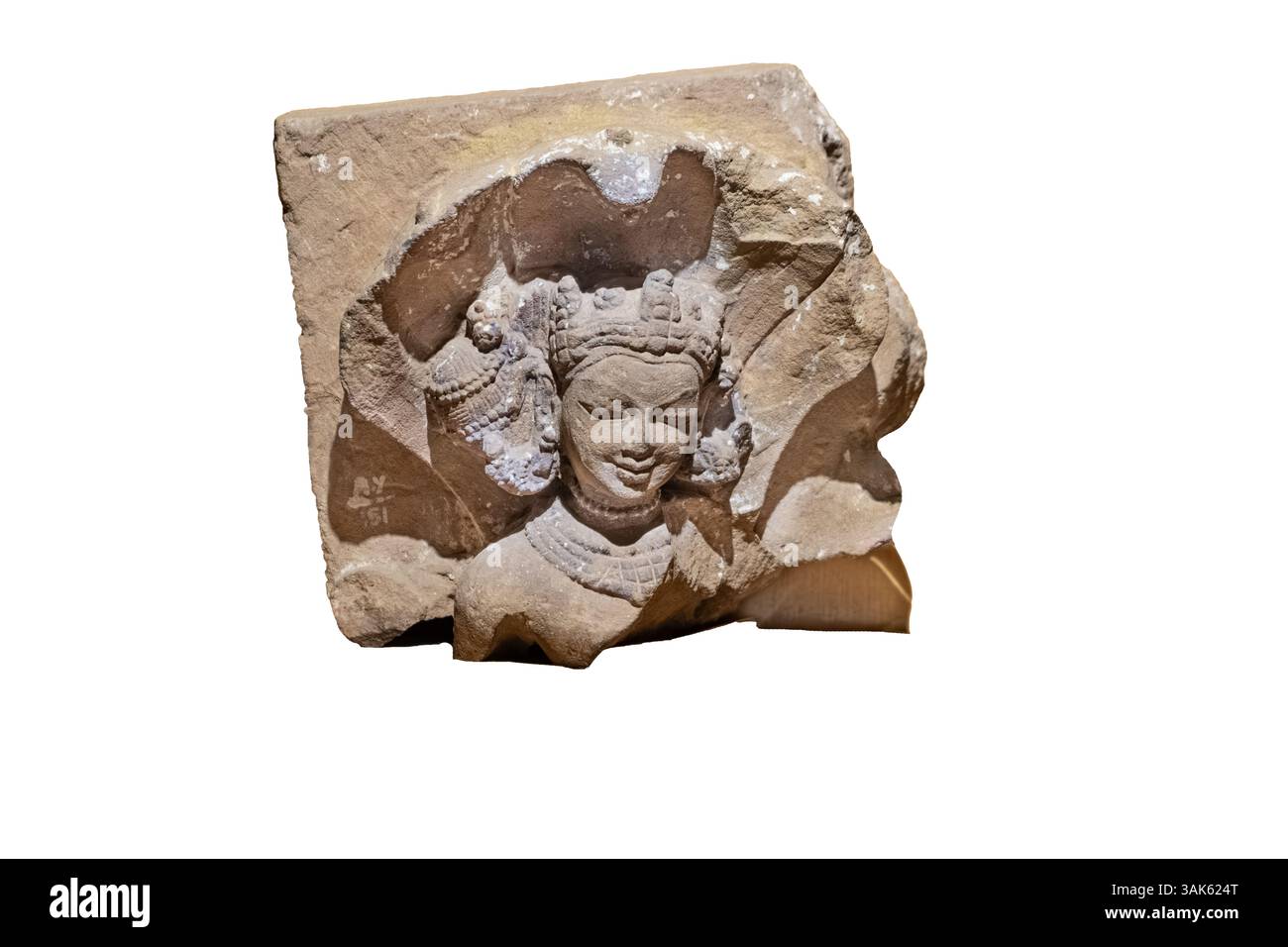 Carving stone head Cut Out Stock Images & Pictures - Alamy