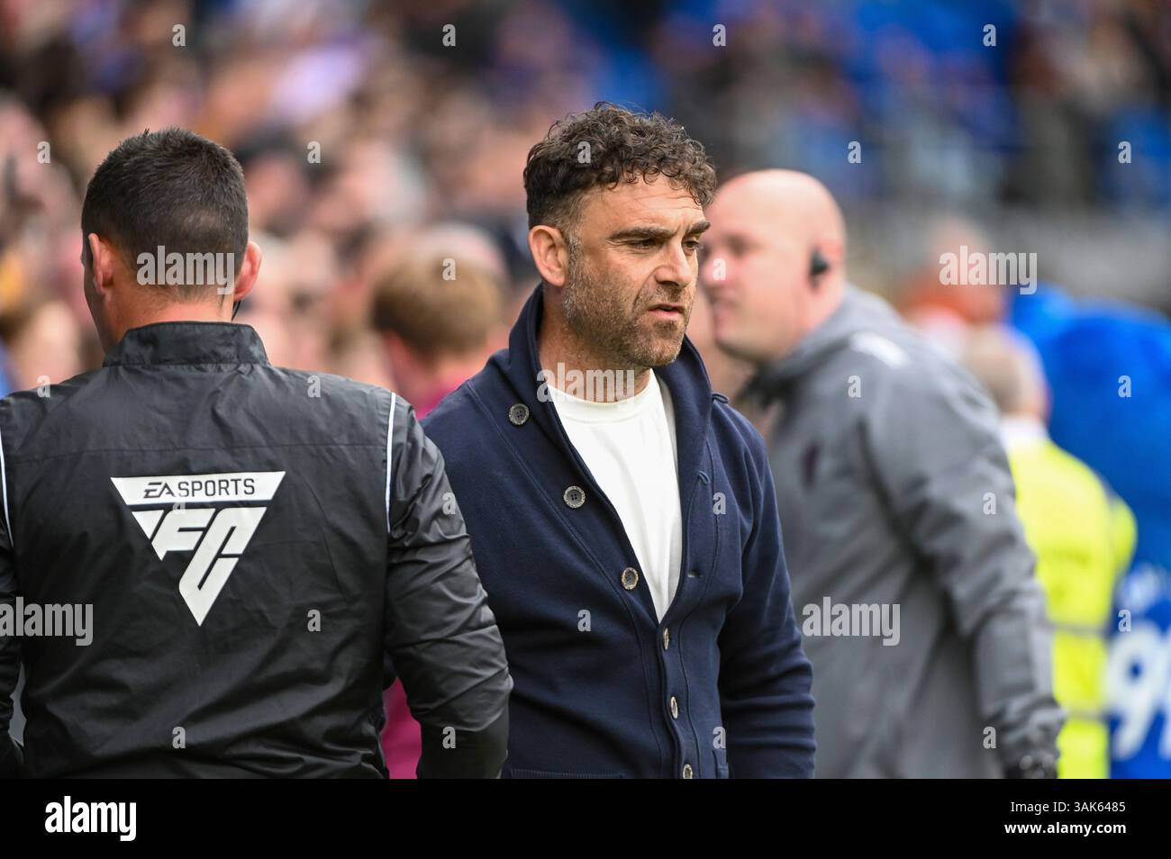 Cardiff City Stadium, Cardiff, UK. 12th Apr, 2025. EFL Championship ...