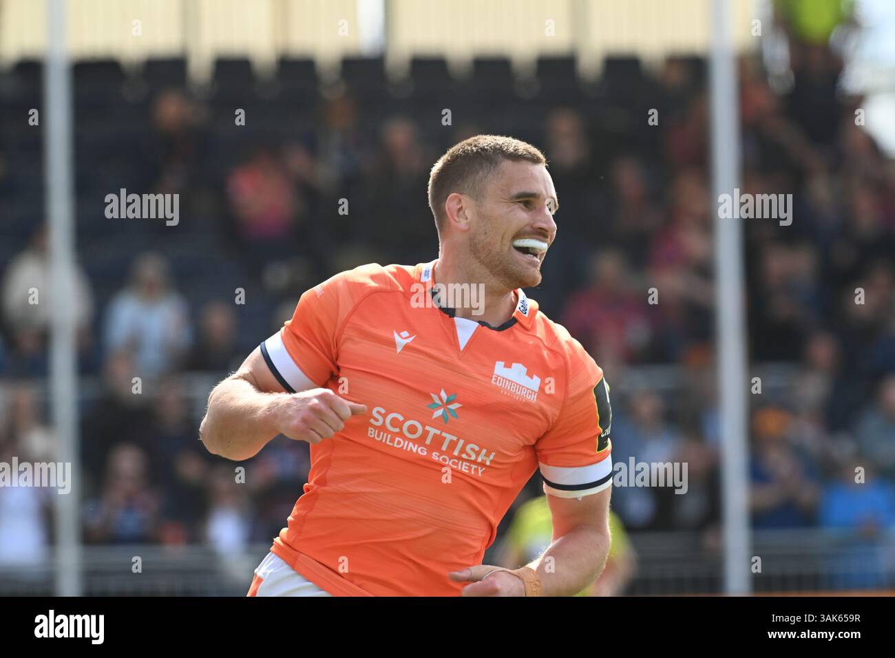 Hive Stadium Edinburgh.Scotland, UK. 12th Apr, 2025. EPCR Challenge Cup ...