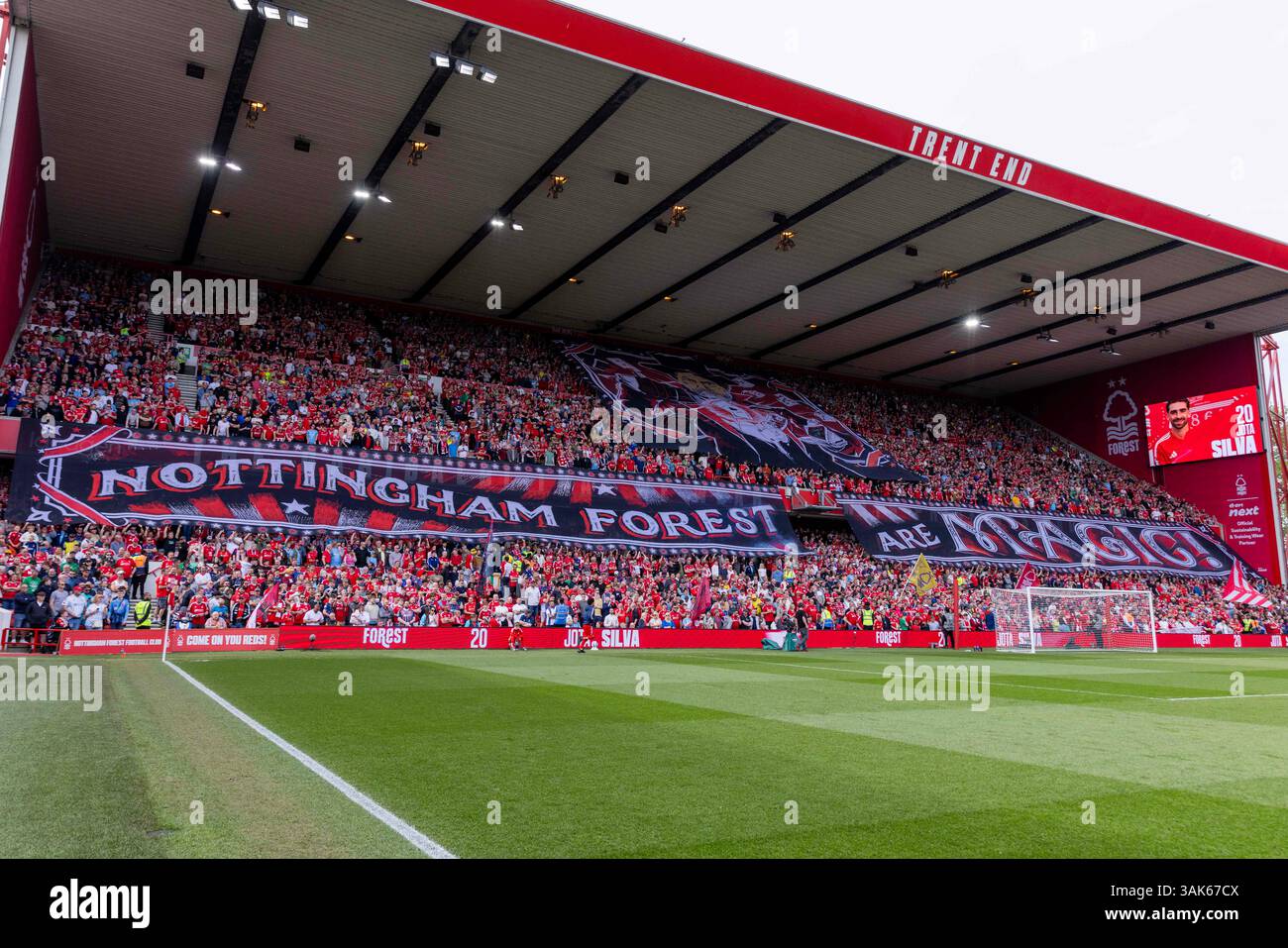 The City Ground, Nottingham, UK. 12th Apr, 2025. Premier League ...