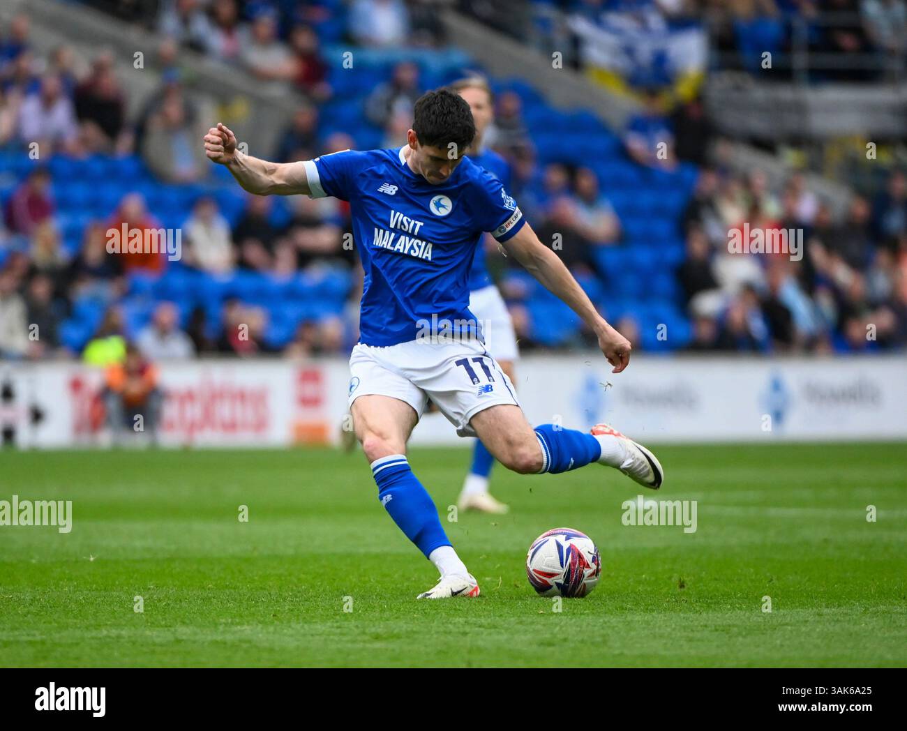12th April 2025; Cardiff City Stadium, Cardiff, Wales; EFL Championship ...