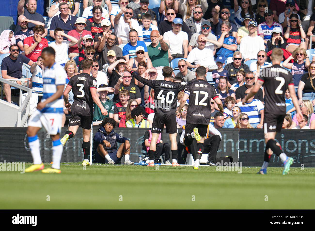 George Earthy of Bristol City celebrates equaliser during the Sky Bet ...