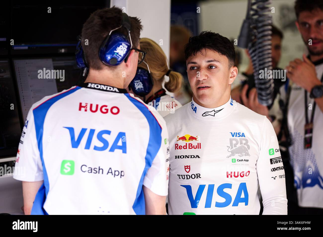 HADJAR Isack (fra), Visa Cash App RB F1 Team VCARB02, portrait during the Formula 1 Gulf Bahrain ...