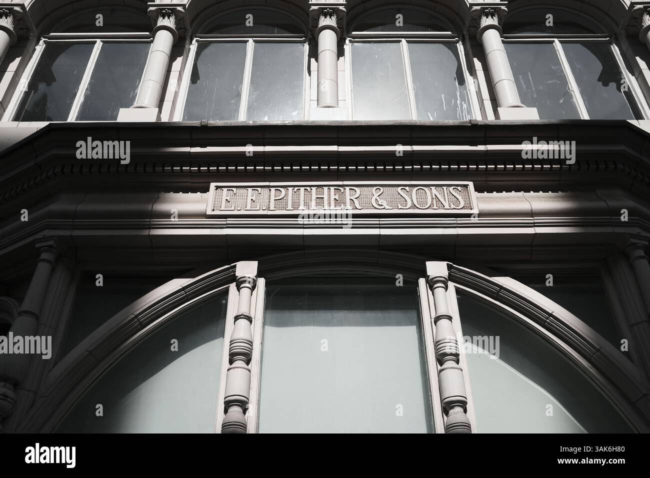 Old Business Sign Stock Photo - Alamy