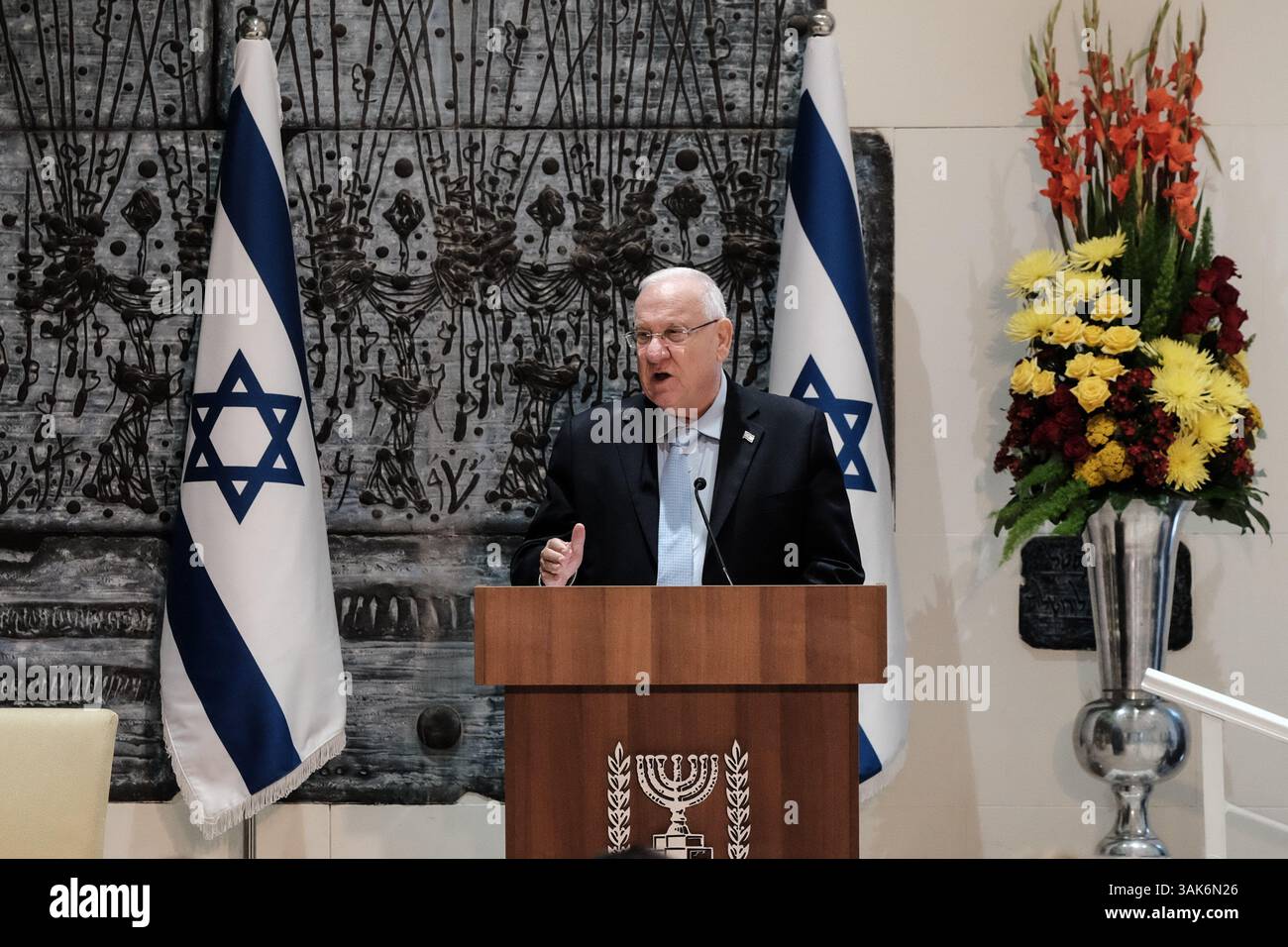 May 15, 2017 - Jerusalem, Israel - The President of the State of Israel ...