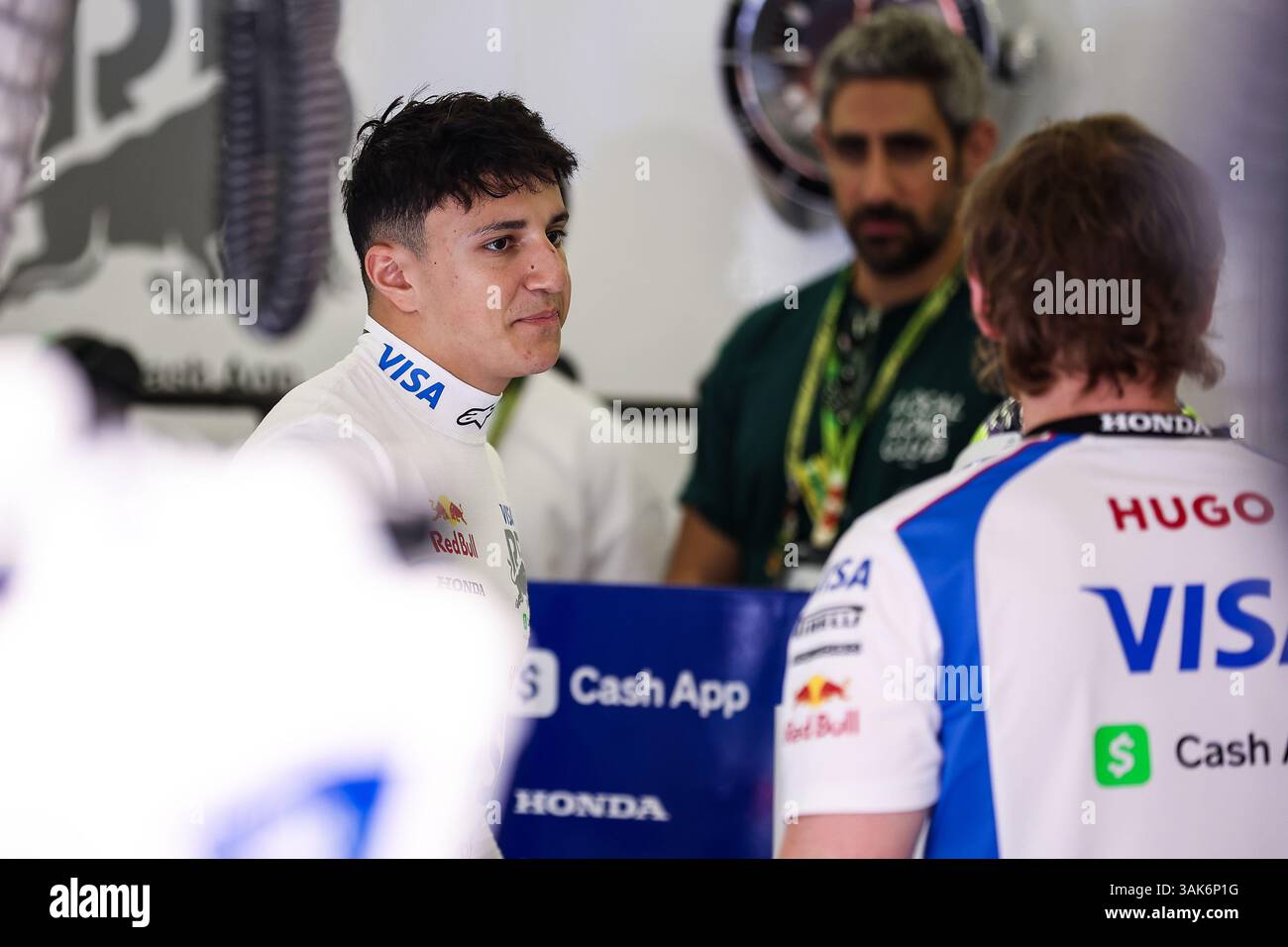 HADJAR Isack (fra), Visa Cash App RB F1 Team VCARB02, portrait during the Formula 1 Gulf Bahrain ...
