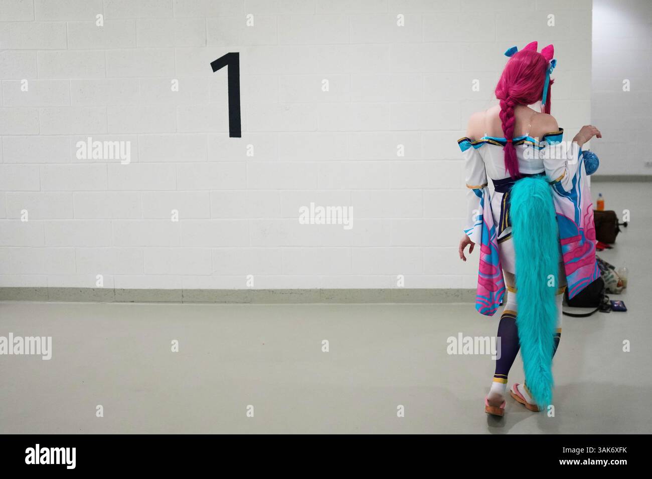 A cosplayer attends the Comic Con event in Prague, Czech Republic ...