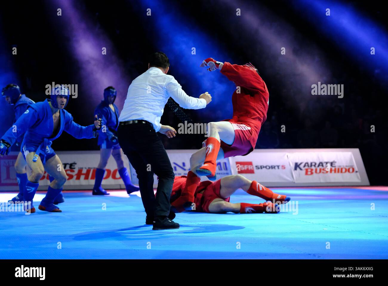 March 26, 2017 - Paris, France - The Sambo, a Russian martial art, made ...