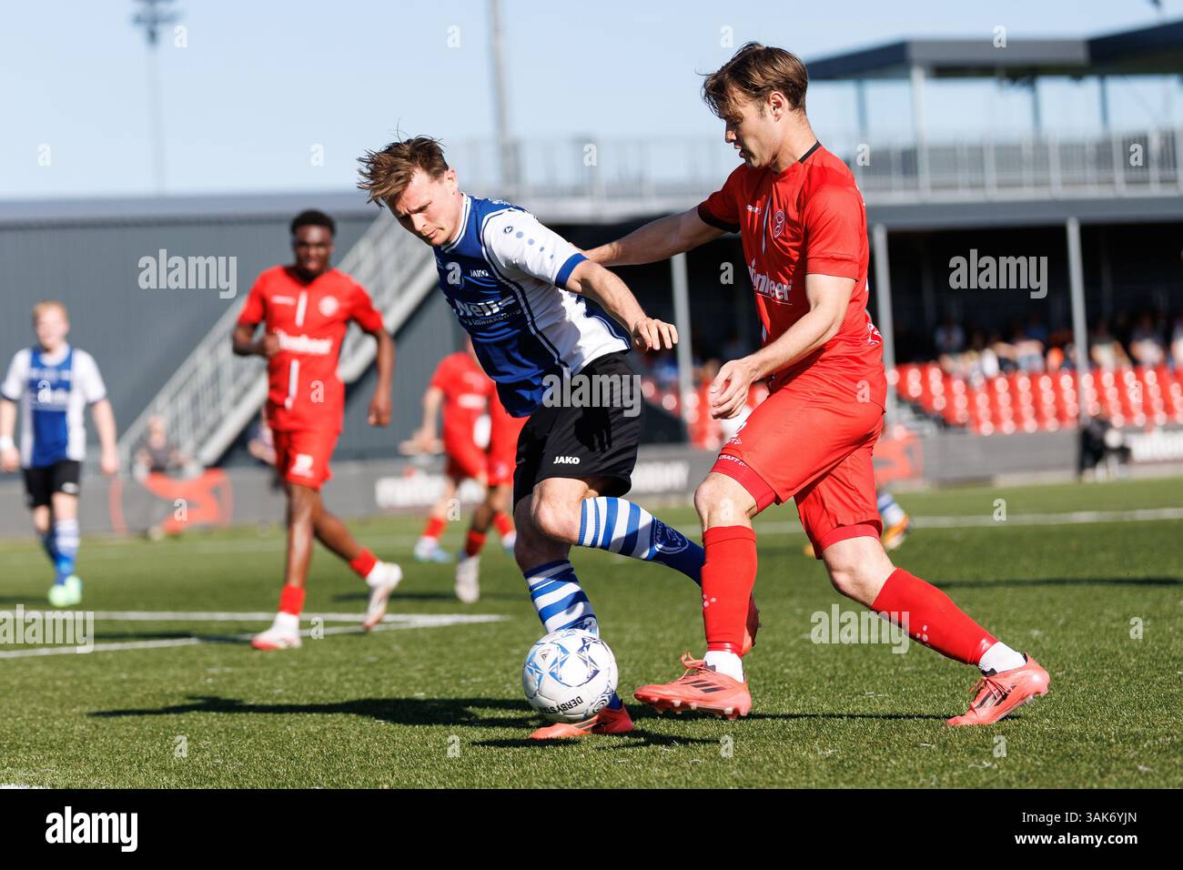 Almere, Netherlands. 12th Apr, 2025. ALMERE, 12-04-2025, Yanmar stadium ...